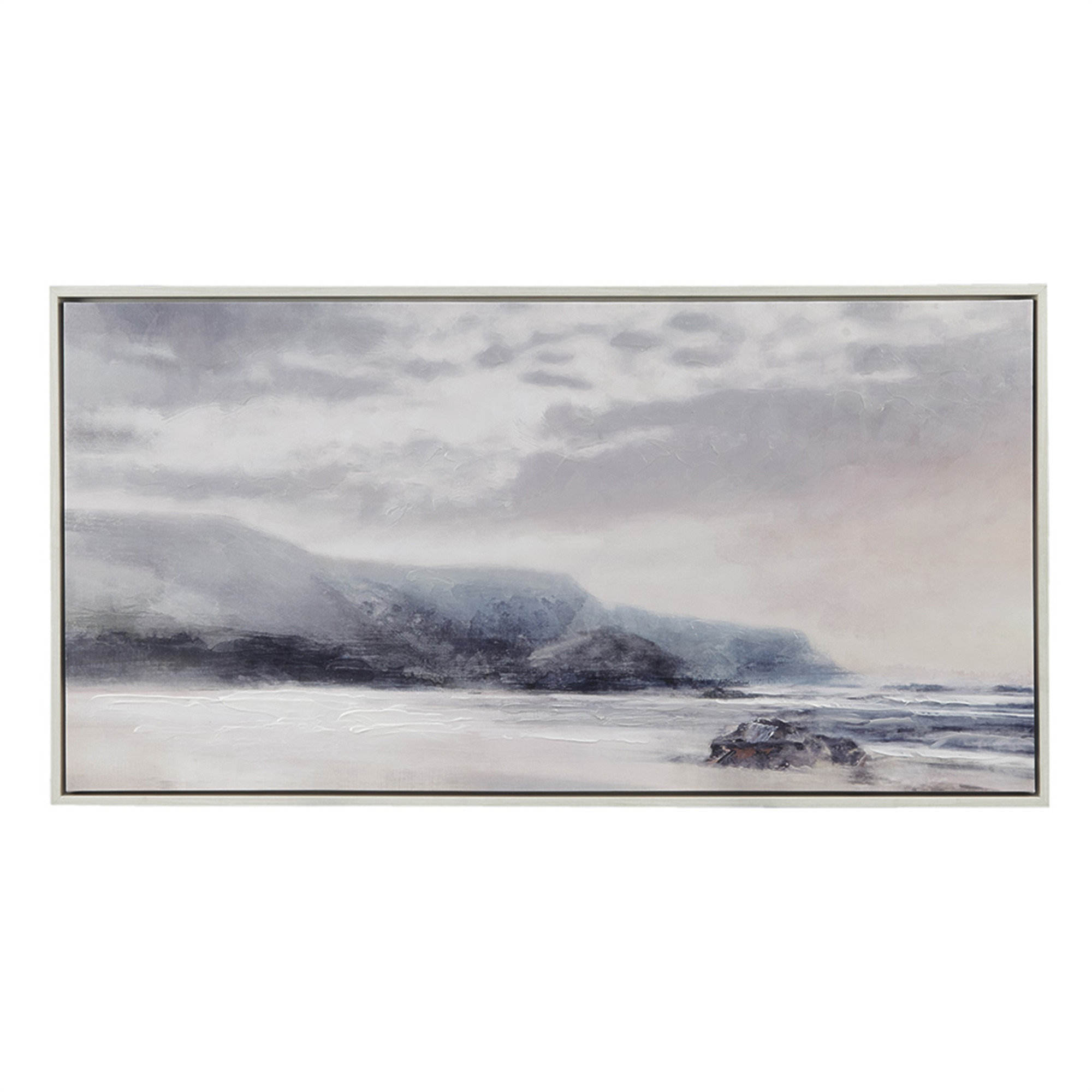 HLILish Hand Embellished Landscape Framed Canvas Wall Art | Wayfair