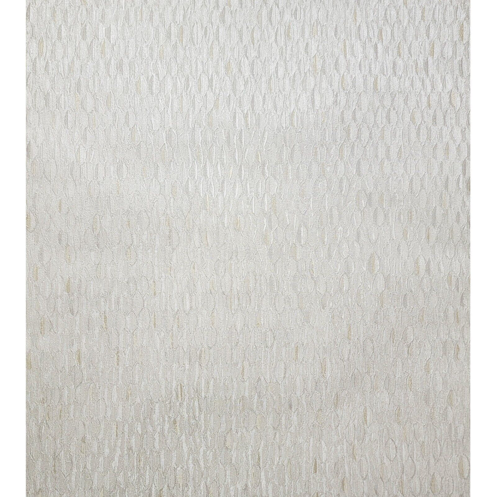 Latitude Run® ivory beige cream gold metallic fish scale tile pattern ...