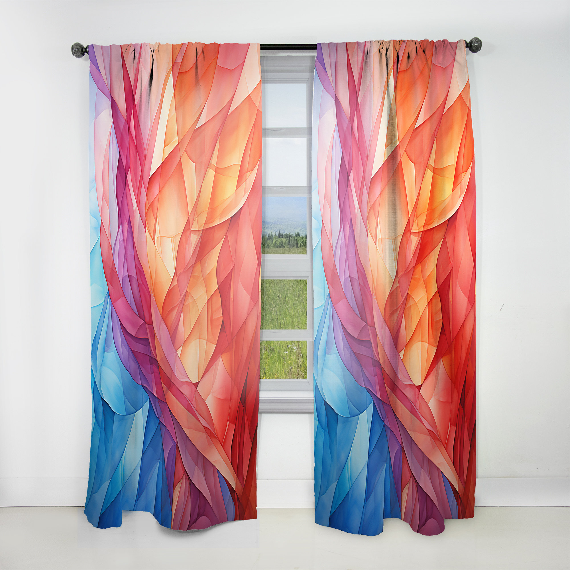 East Urban Home Glafira Multicolor Cubism Chromatic Facets - Cubism ...