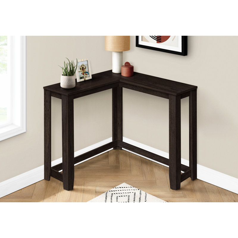 Ebern Designs Finish Accent Table Console, Narrow Corner Entryway For ...