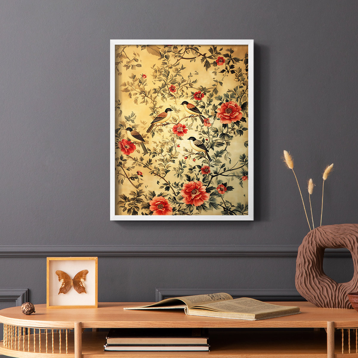 Winston Porter WM MORRIS Series CCXXII -Premium Framed Print -Ready to ...