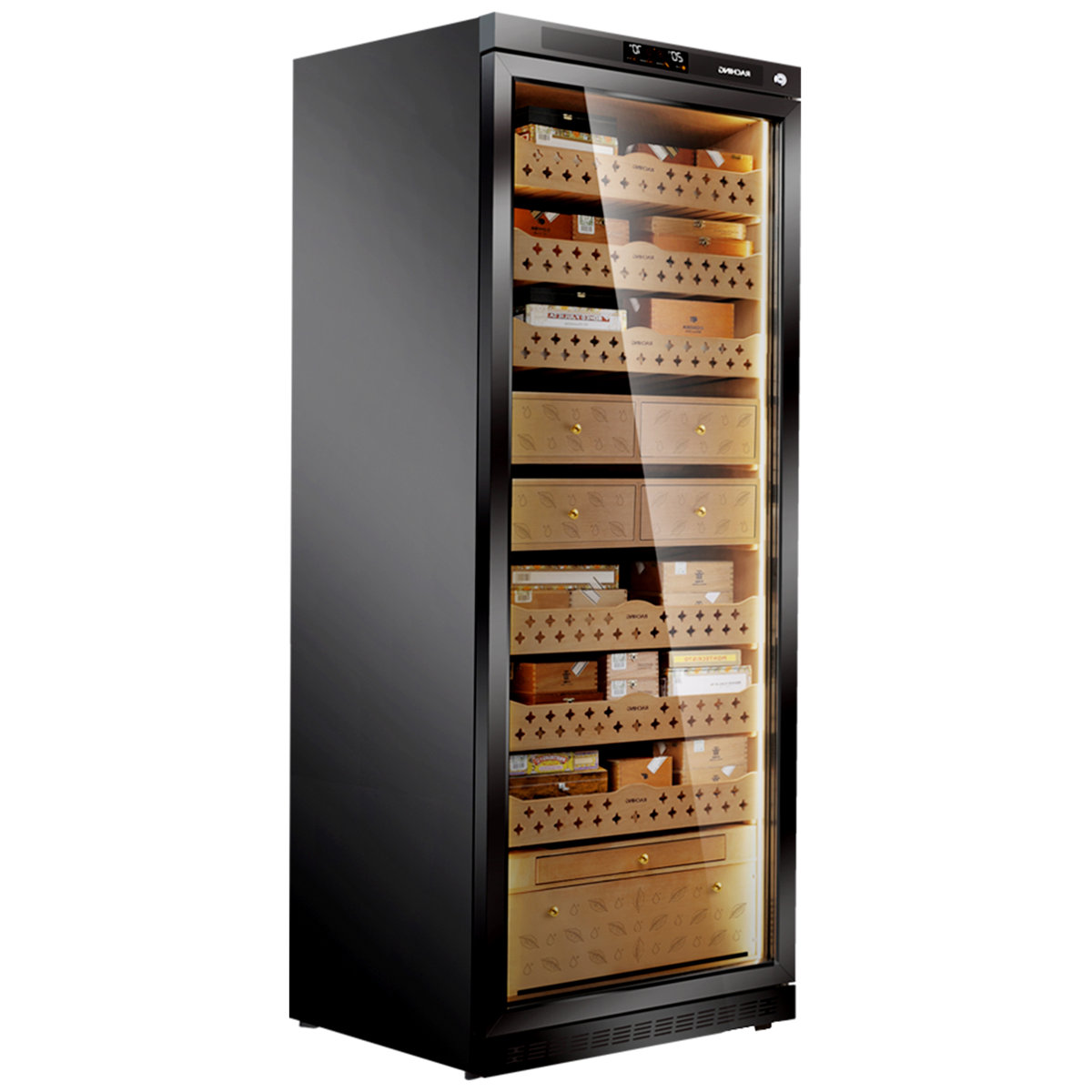 RACHING Cigar Climate Control Cabinet, MON5800 Cigar Humidor Cabinet ...