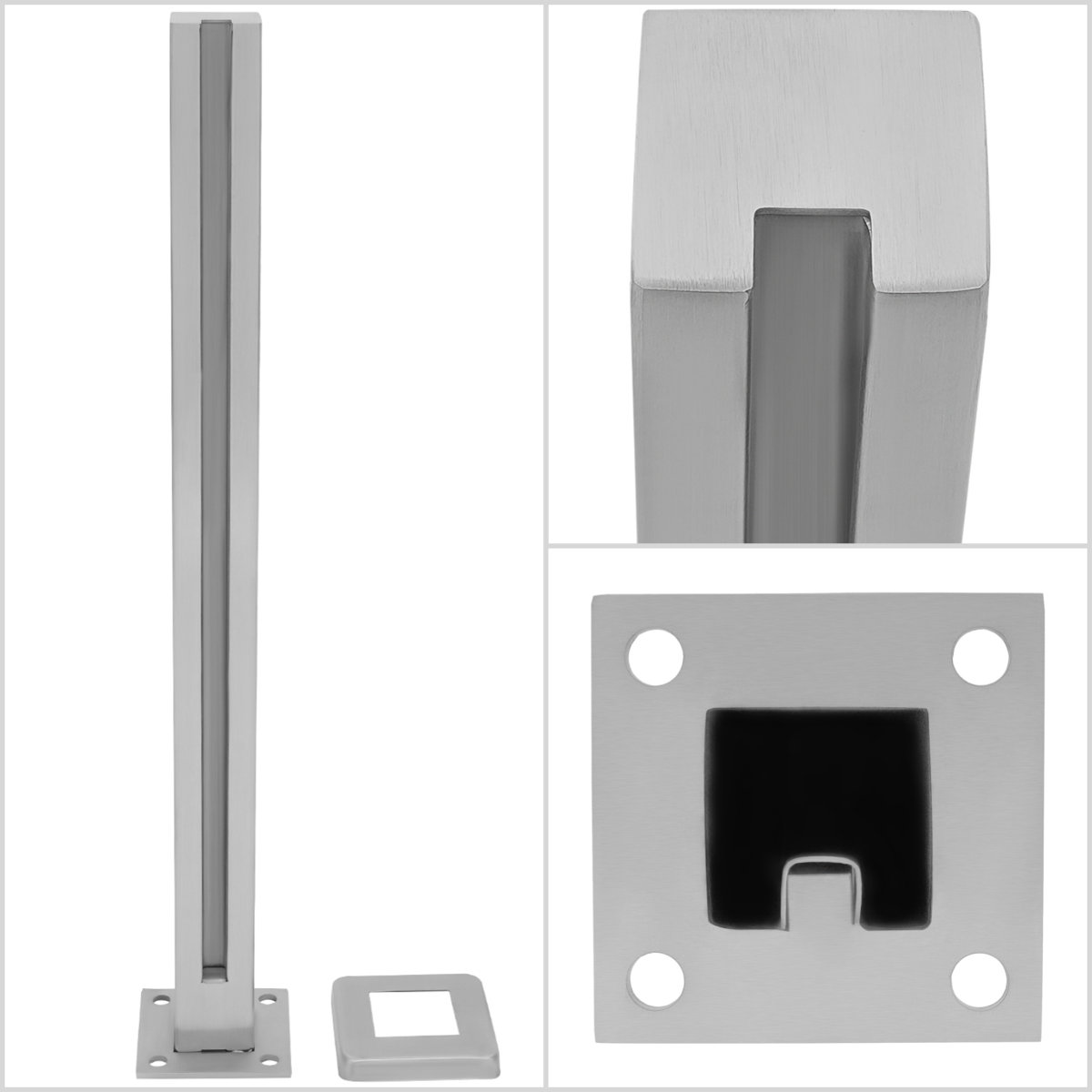FRONG Stainless Steel Balustrade For Balustrade Balcony Deck Stairs ...