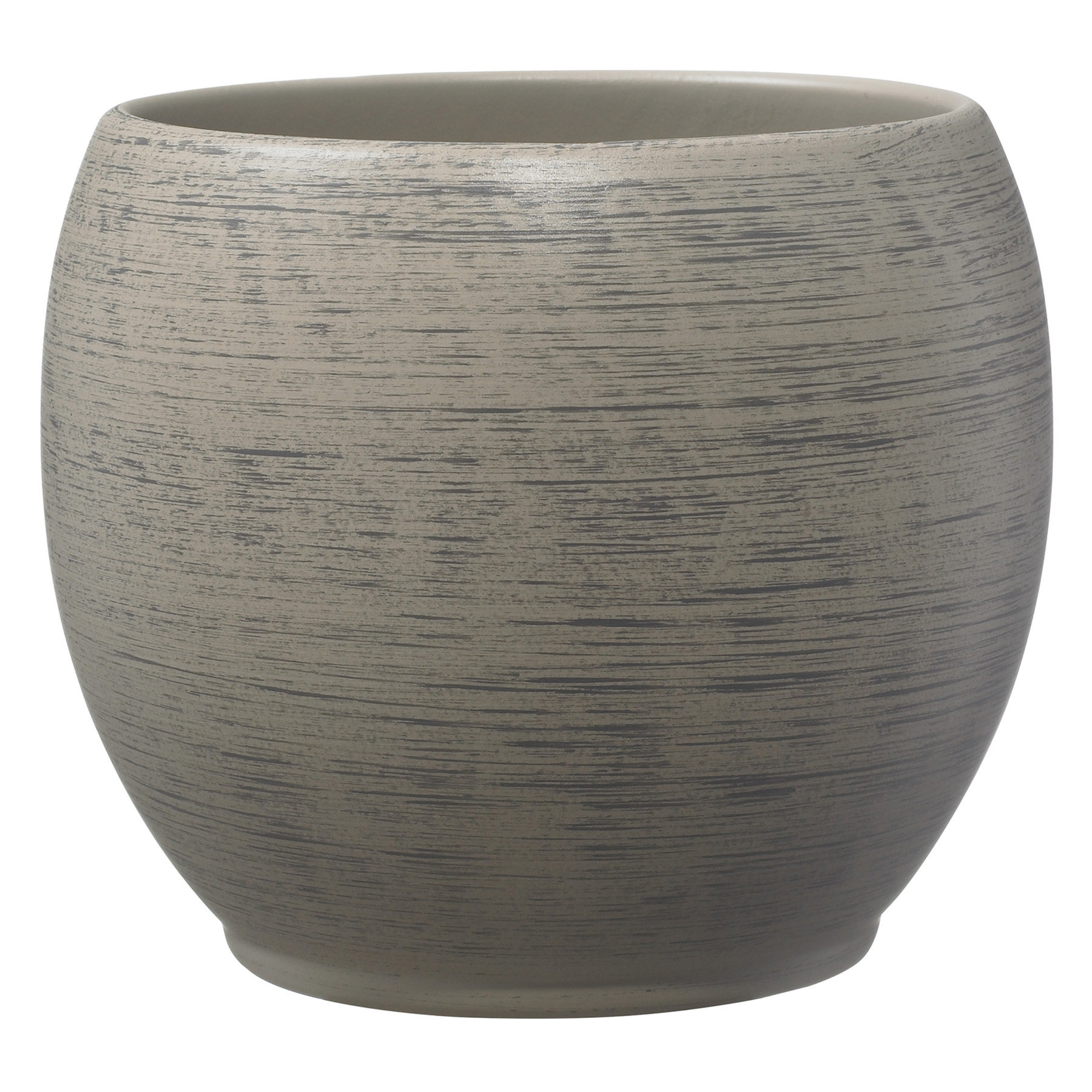 Tierra Garden Alberta Fashion Gray Indoor Ceramic Plant Pot Kit | Wayfair