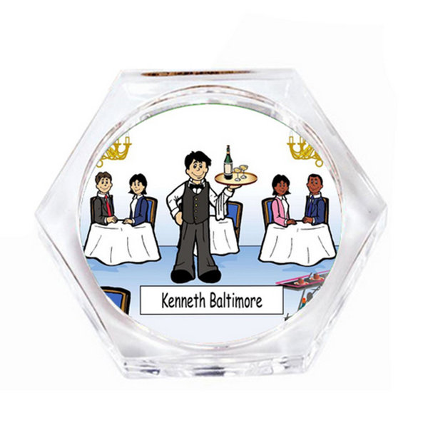 Printed Perfection Personalized Waiter, Formal Dining Drink Coaster ...
