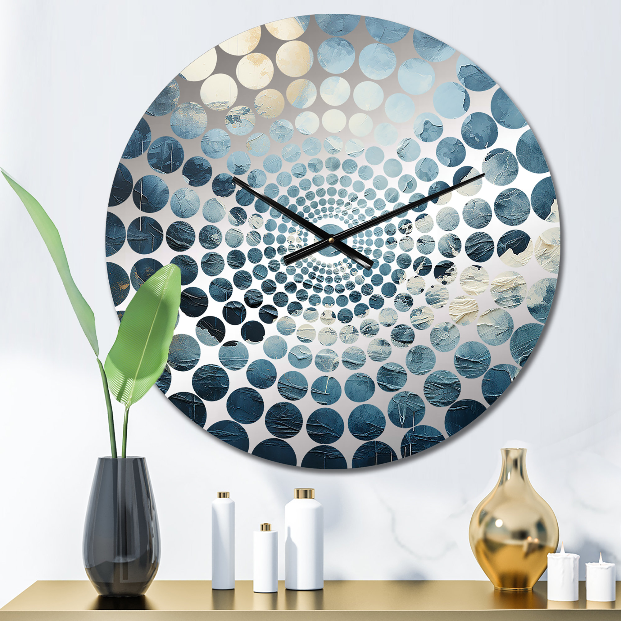 East Urban Home Wailea - River Cave Wall Clock | Wayfair