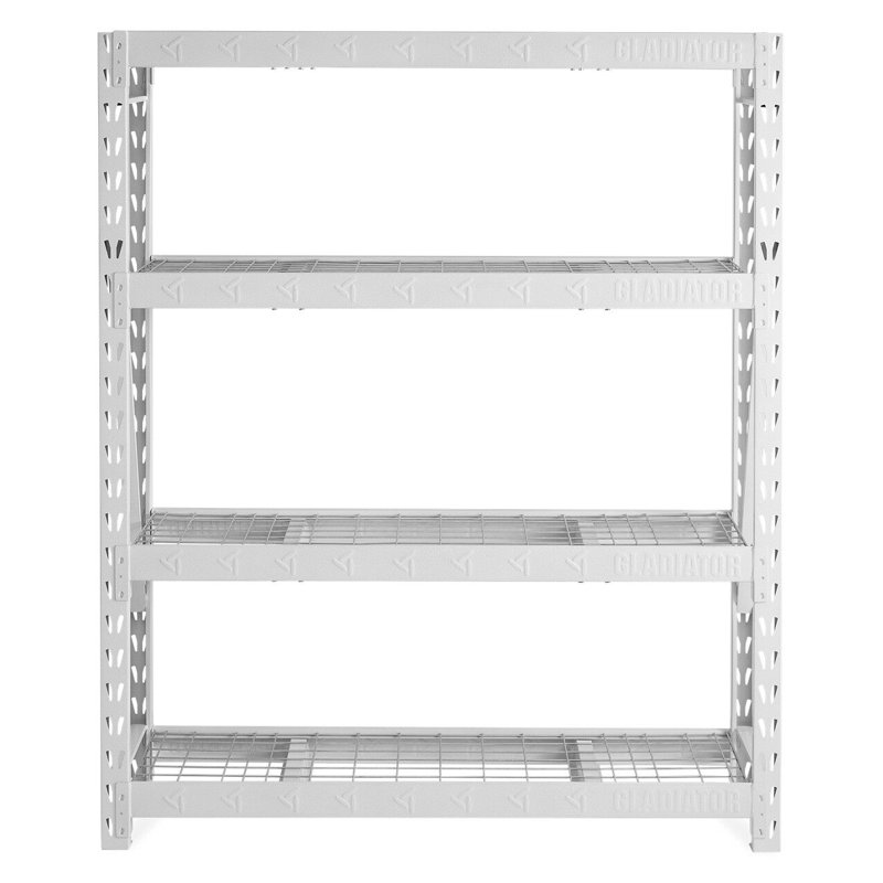 Gladiator® 60" Wide Heavy Duty Rack With Four 18" Deep Shelves ...