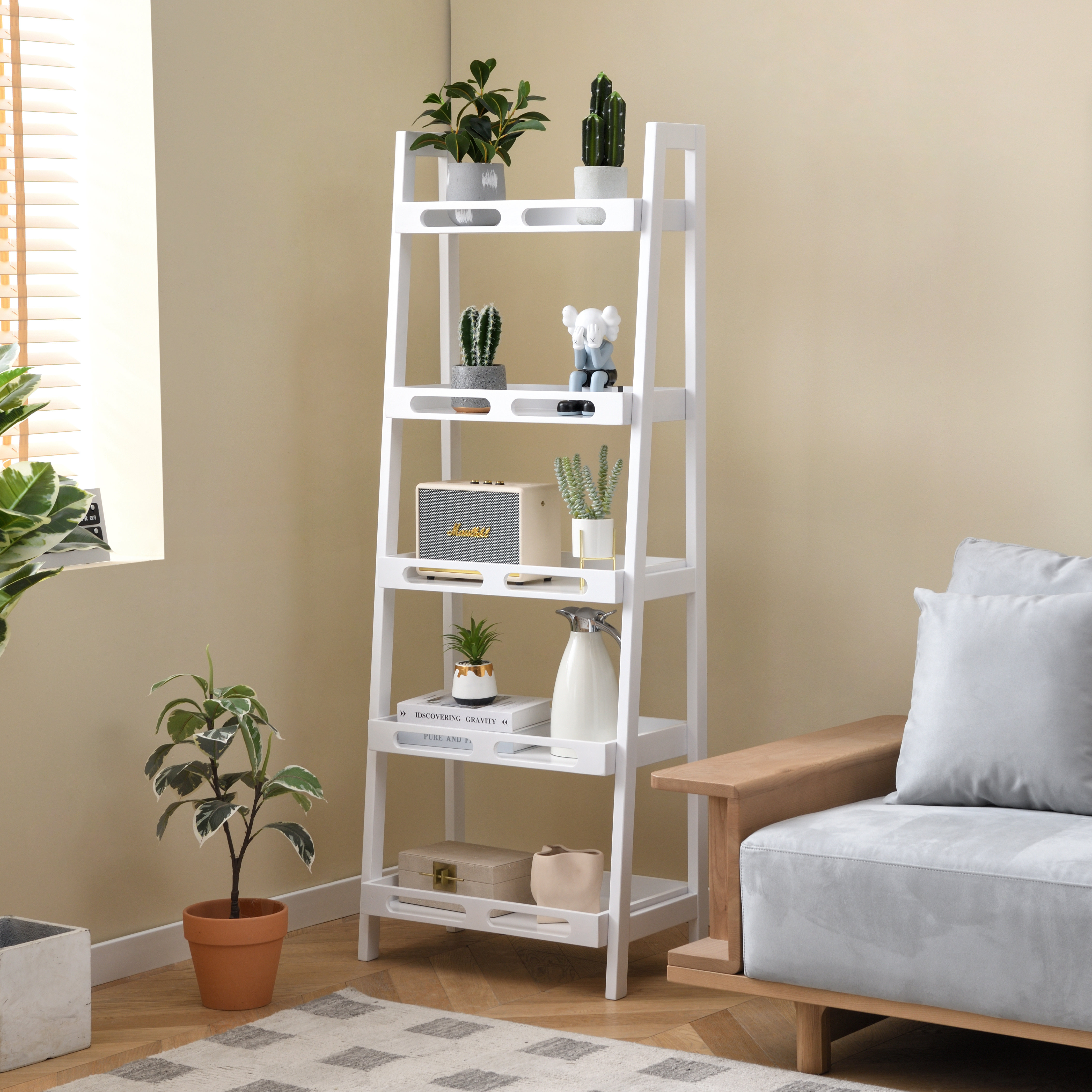 Latitude Run® Ragbir 15'' W Solid Wood Shelving Unit | Wayfair