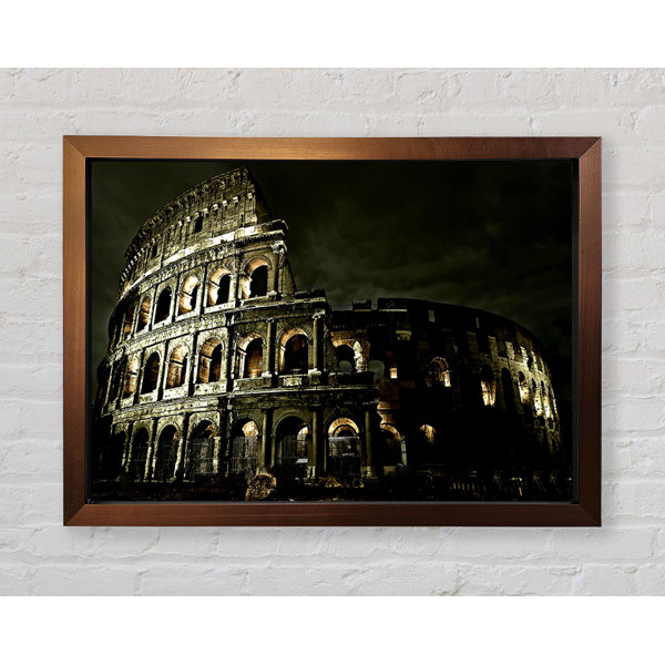 Ebern Designs Colosseum Roman Architecture - Single Picture Frame Art ...