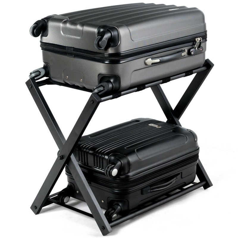 Costway Folding Metal Luggage Rack & Reviews | Wayfair