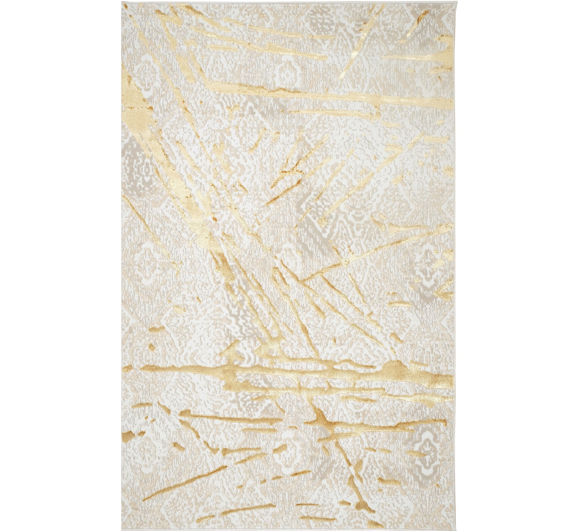 Brayden Studio® 5' x 8' Ivory Abstract Area Rug | Wayfair