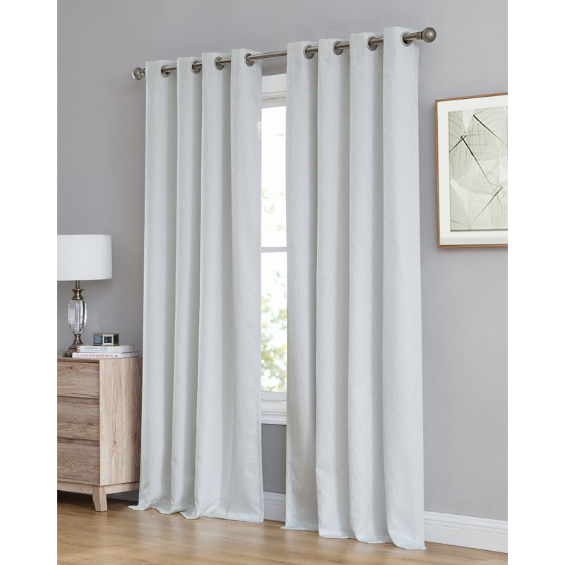Canora Grey Farnham Polyester Curtain Pair & Reviews | Wayfair