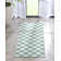 Well Woven Apollo Geometric Machine Woven Polyester Area Rug in Green ...