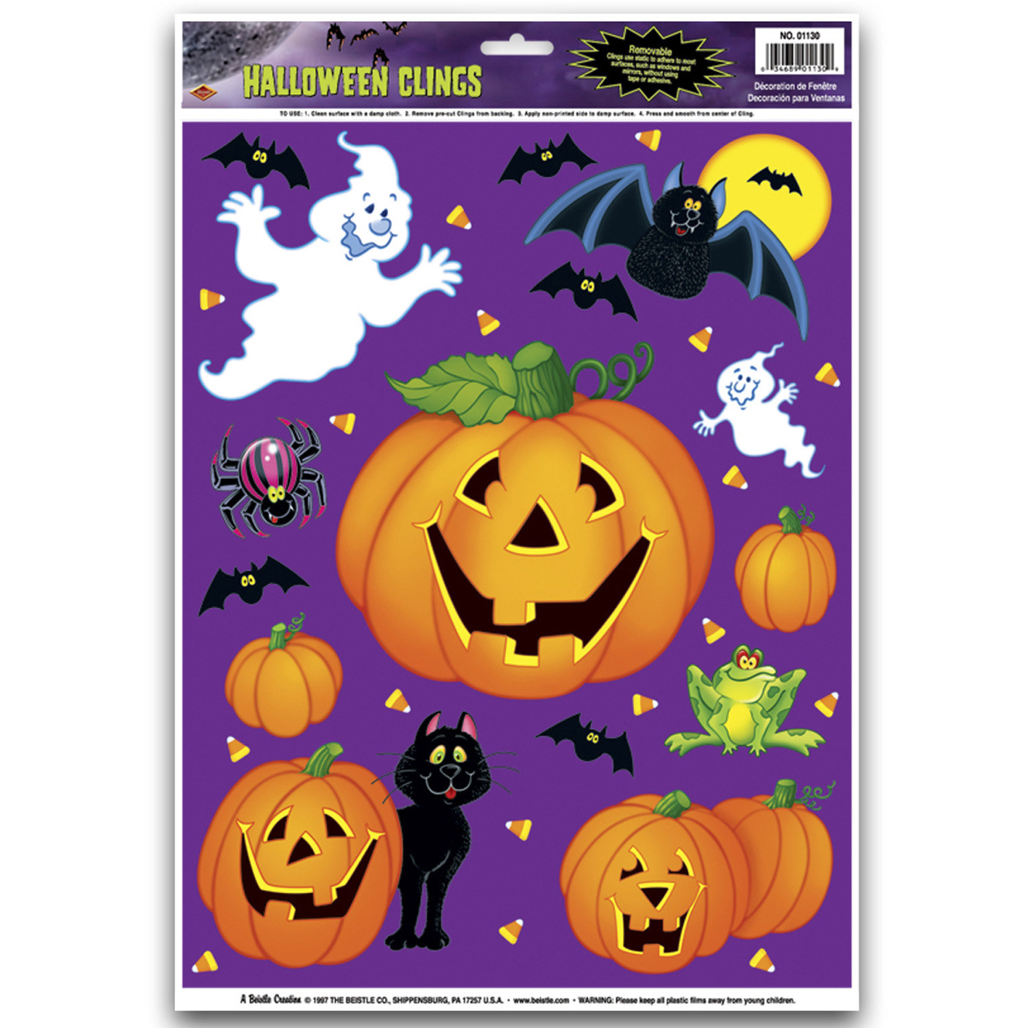 The Holiday Aisle® Herefordshire 12 Piece Pumpkin Patch Cling Set | Wayfair