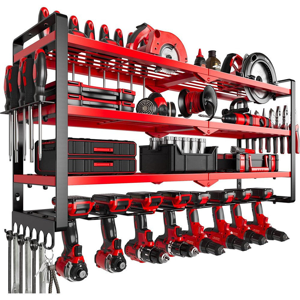 WFX Utility™ Power Tool Organizer Wall Mount Garage Tool Storage 4 ...