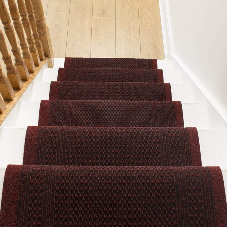 Ophelia & Co. Abbingt Needlepunch Red Stair Runner & Reviews | Wayfair ...