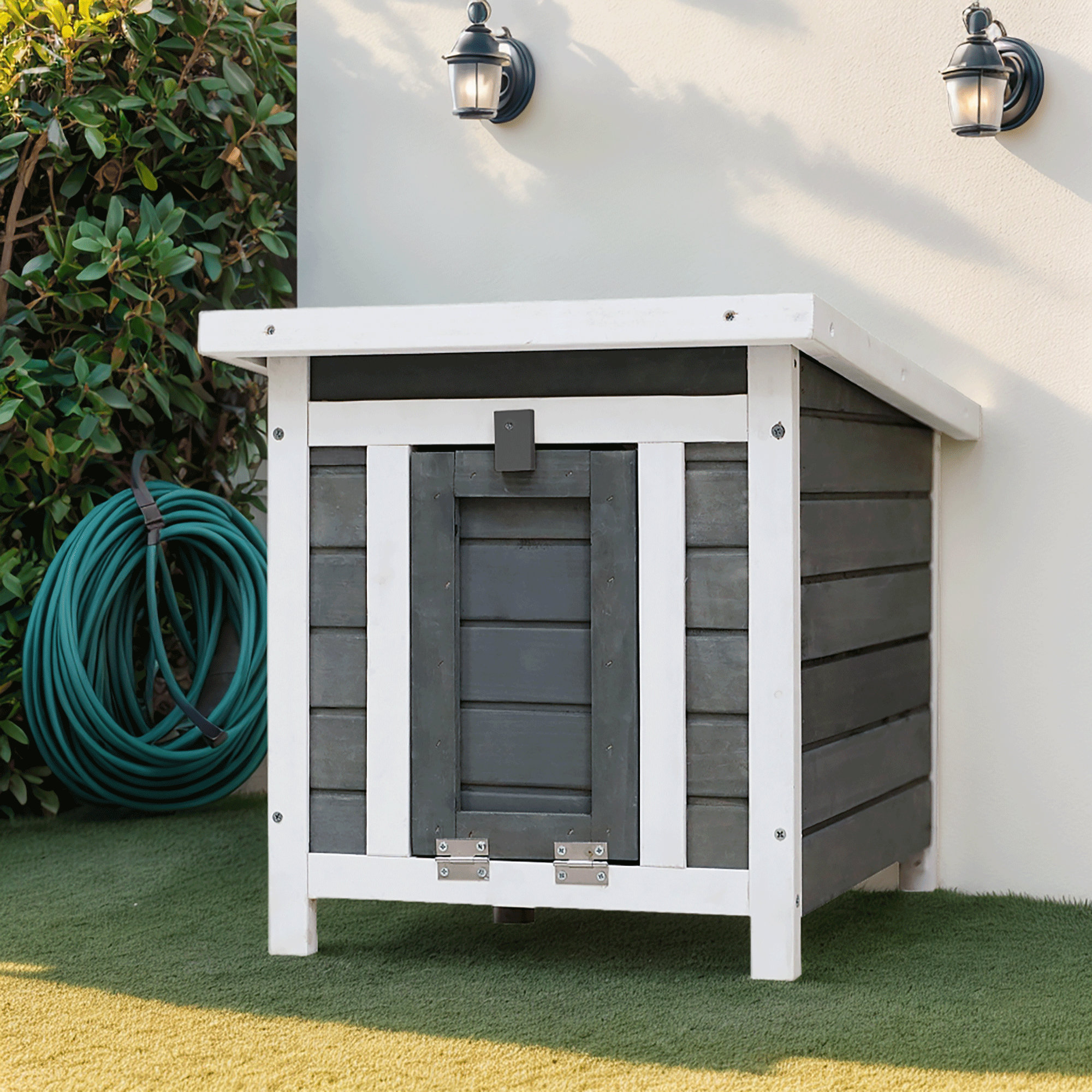 Tucker Murphy Pet™ Weatherproof Wooden Outdoor Rabbit Hutch - Wayfair ...