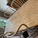 Dovetail Furniture Merak 84-Inch Rectangular Reclaimed Pine Dining ...