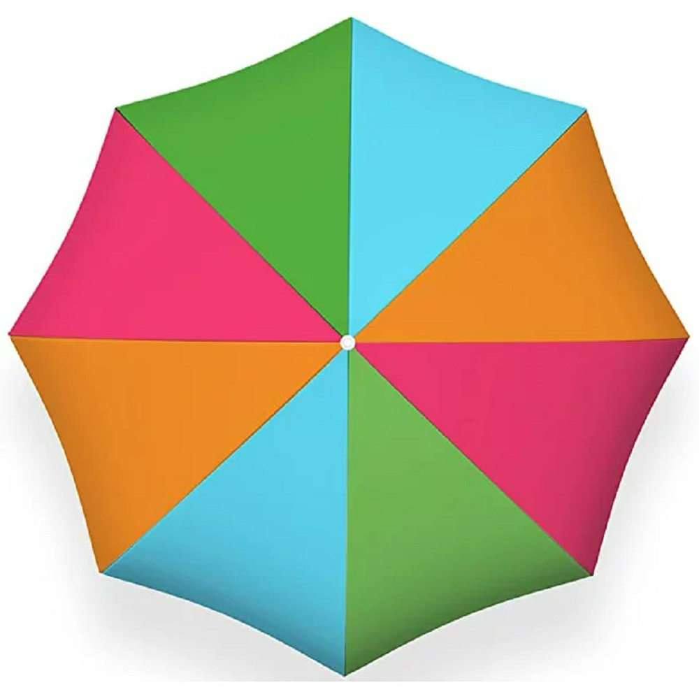 Arlmont & Co. Nicoles Beach Umbrella Opens to 72 inches Polyester | Wayfair