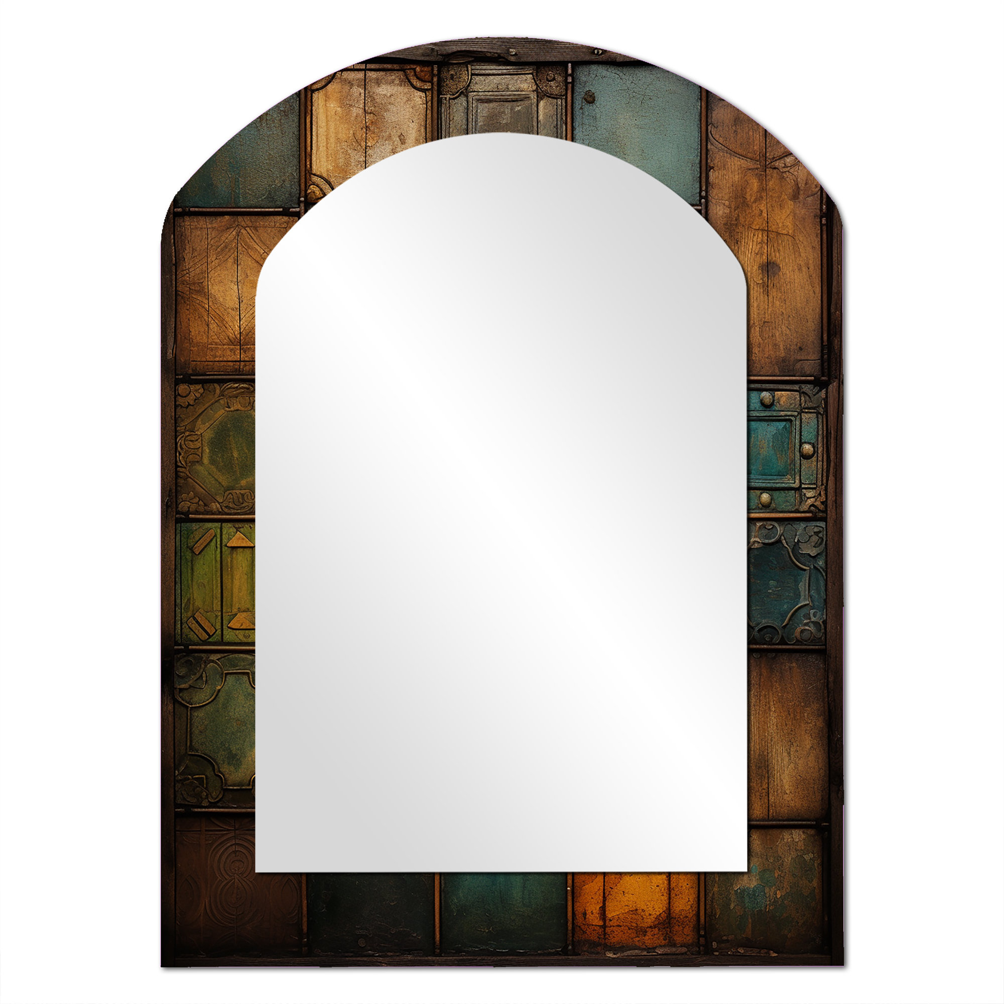 East Urban Home Green stones Tiles III - Tile Asymmetrical Decorative ...