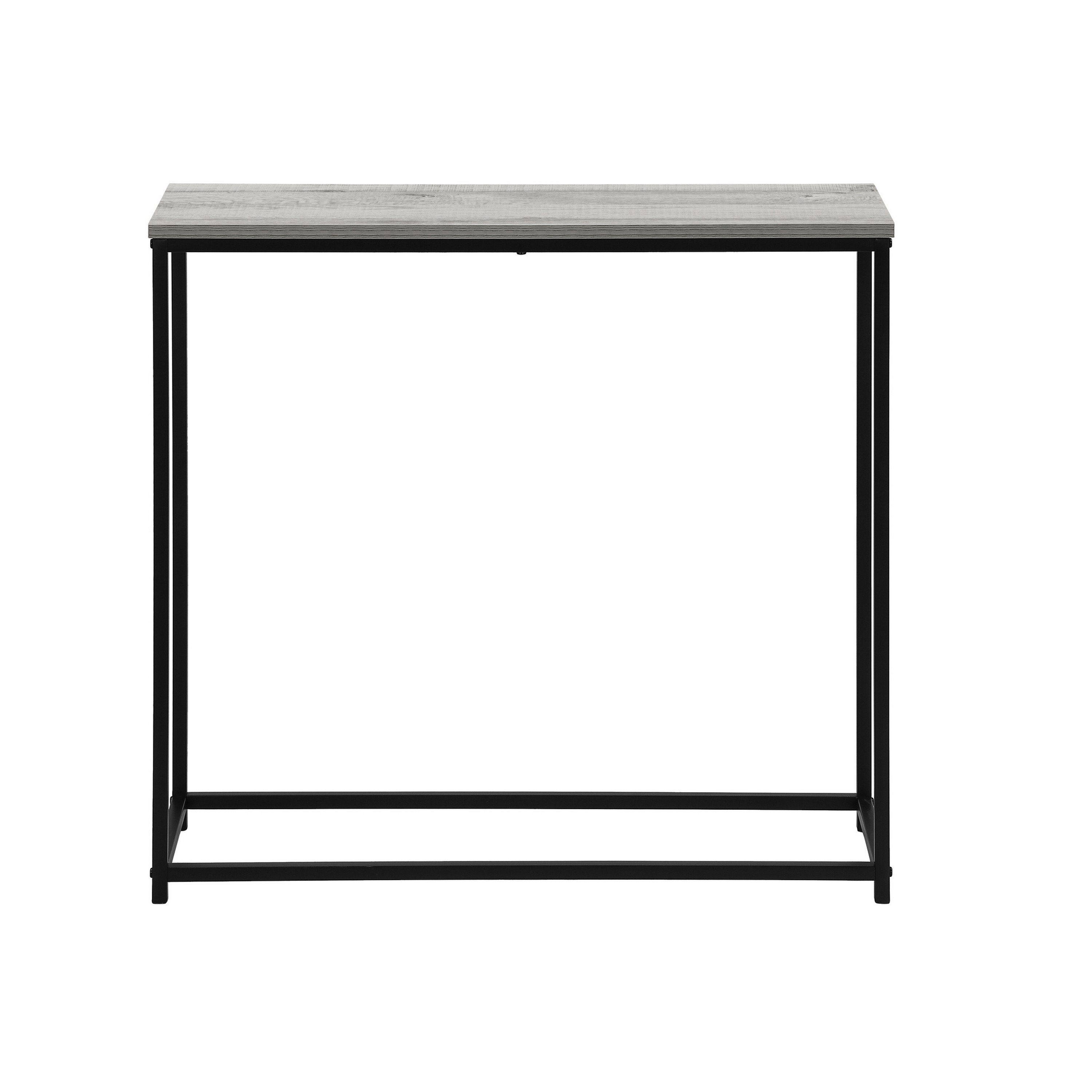 Benjara Pali Sofa Console Table, 32 Inch Sleek Narrow Top, Open Metal ...