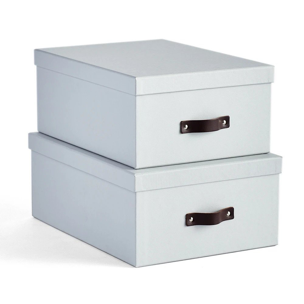 California Closets® Bleecker Storage 2 Piece Fiberboard Box Set ...
