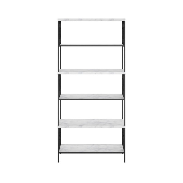CosmoLiving by Cosmopolitan 160cm H x 75.4cm W Steel Standard Bookcase ...
