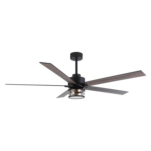 Wayfair | Matte Black Indoor Ceiling Fans You'll Love in 2023