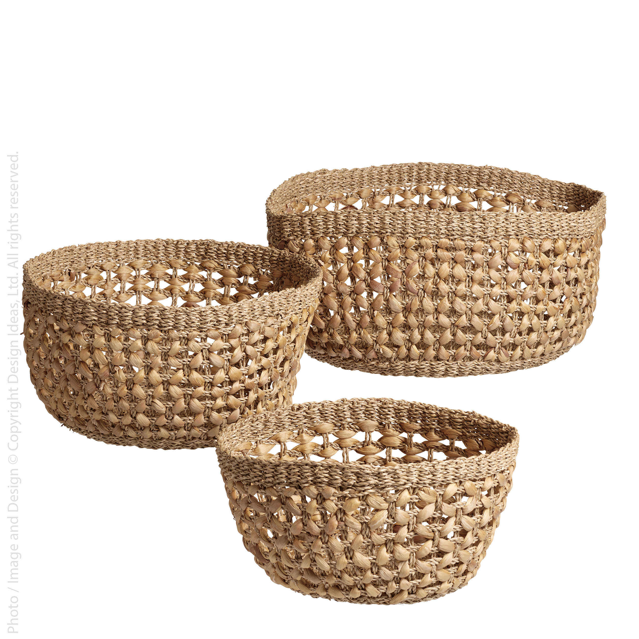 Bayou Breeze 3 Piece General Basket Set | Wayfair