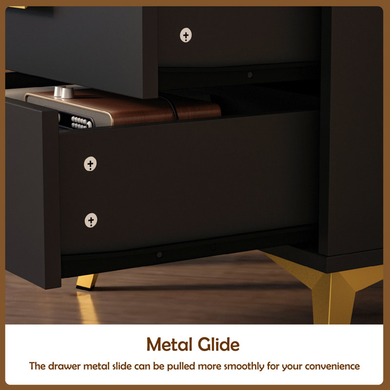 Mercer41 Hattenhauer Nightstand & Reviews | Wayfair