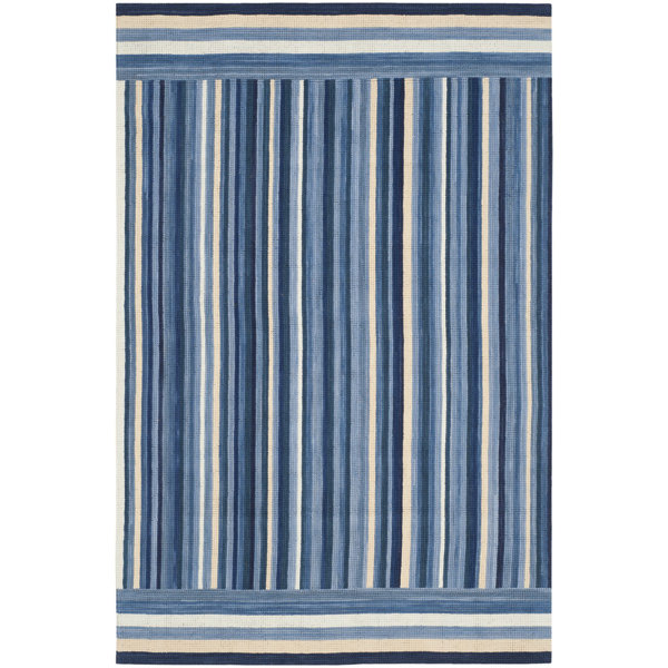 Ralph Lauren Martine Stripe Wool Striped Rug | Perigold