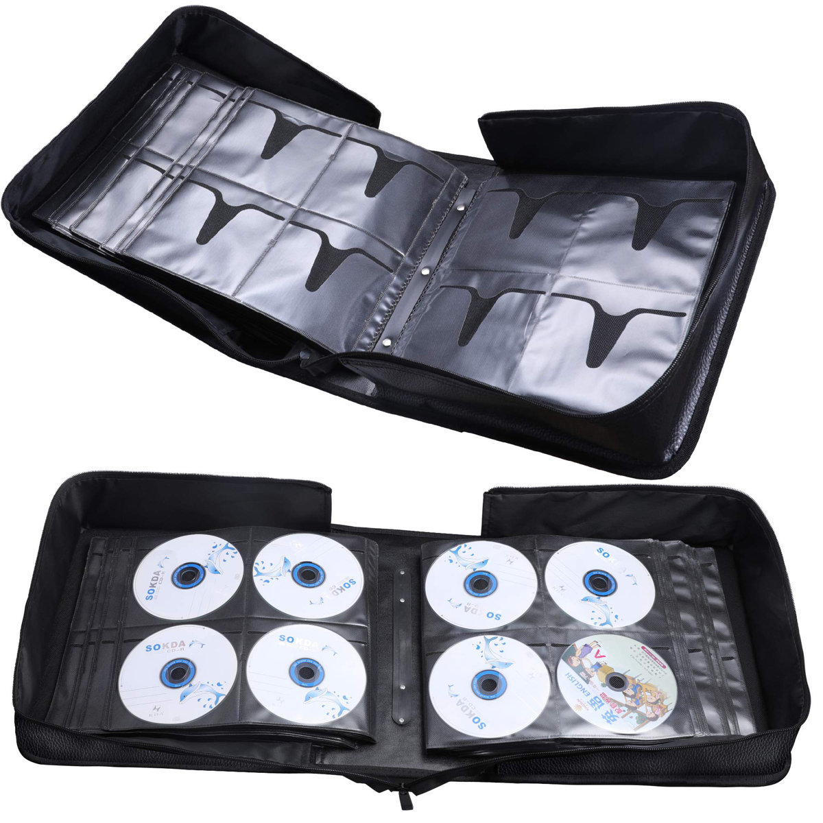 Rebrilliant CD Case DVD Holder Storage, 400 Capacity DVD Cases ...