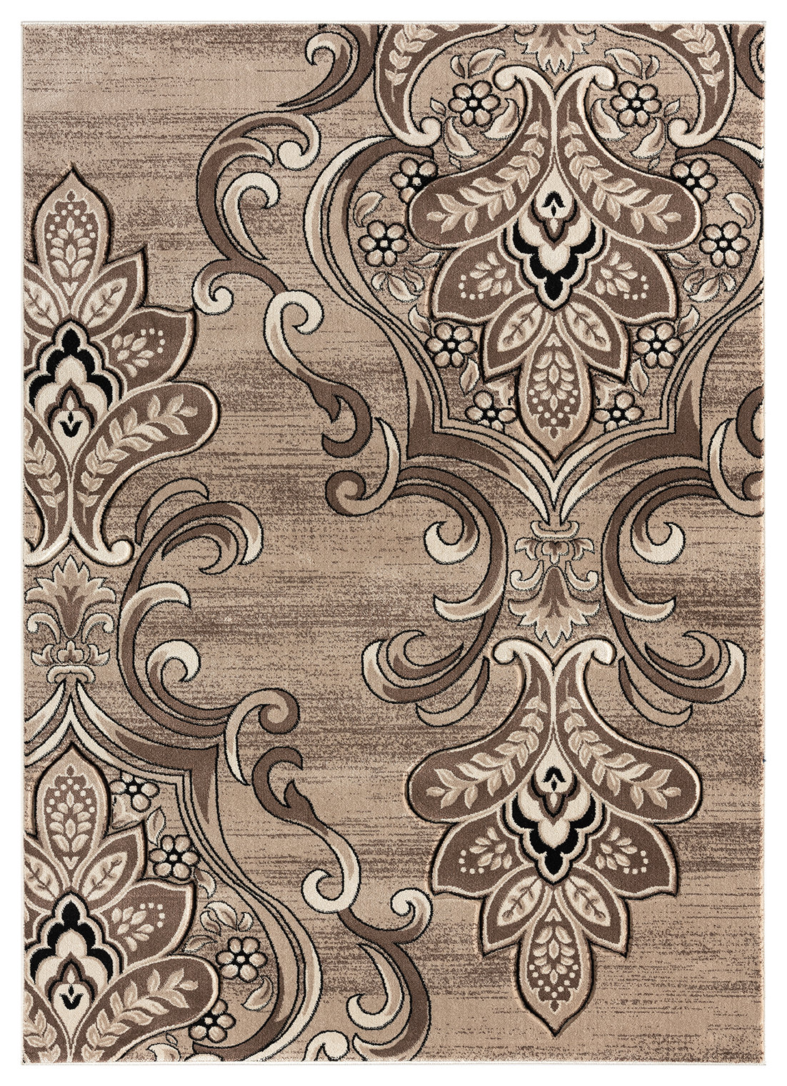 Bloomsbury Market Bruh L''baiet Giulianna Traditional Beige Rug | Wayfair