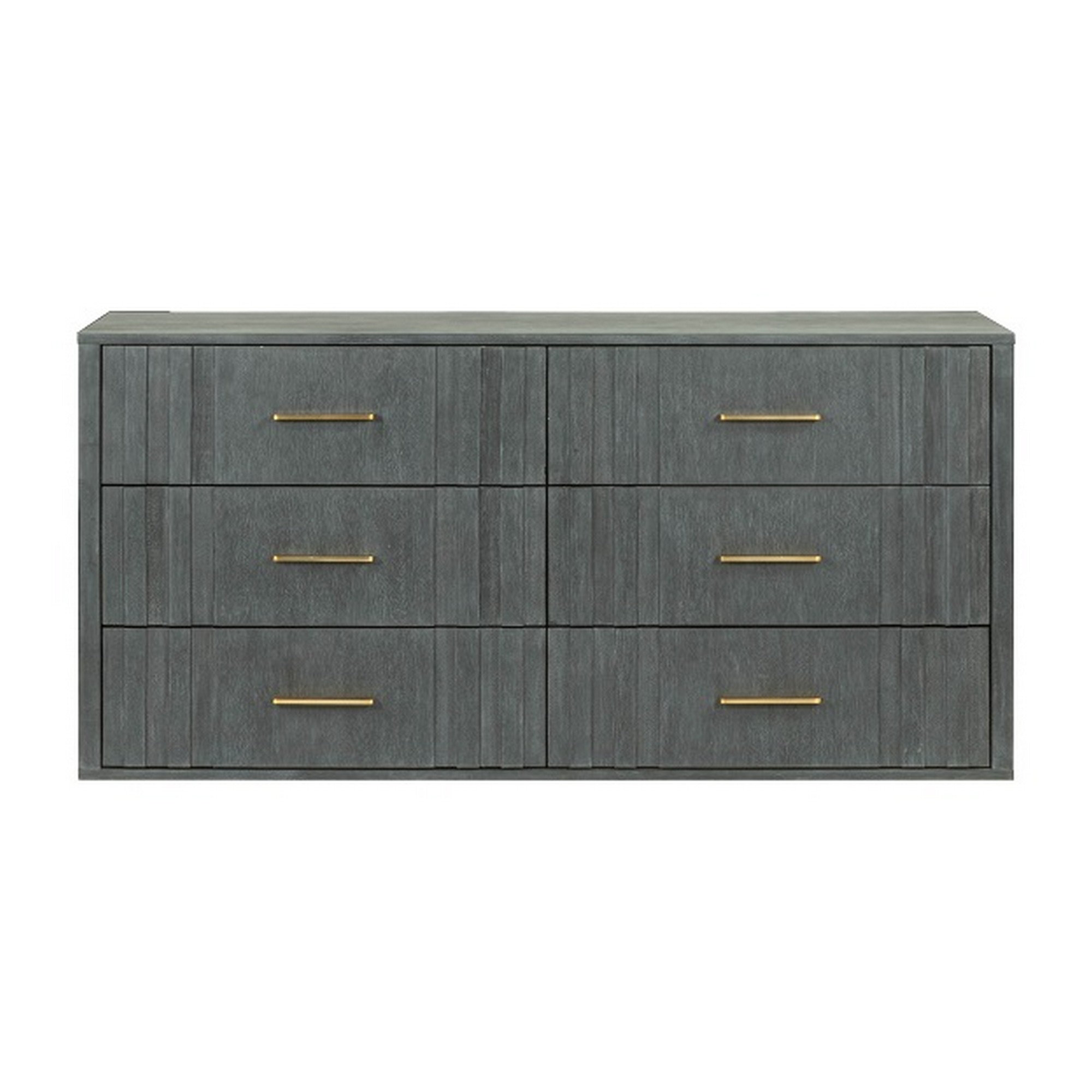 Hokku Designs Almonor 6 Drawer 63" W Double Dresser | Wayfair