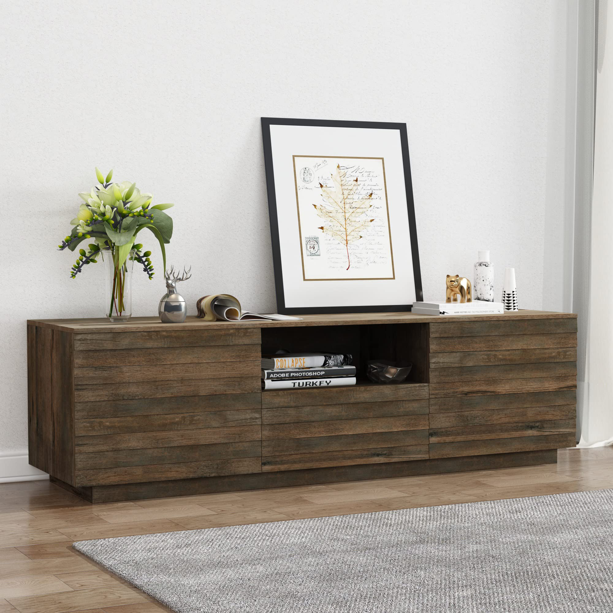 Ophelia & Co. 65" TV Stand For Tvs Up To 75", Media Entertainment ...