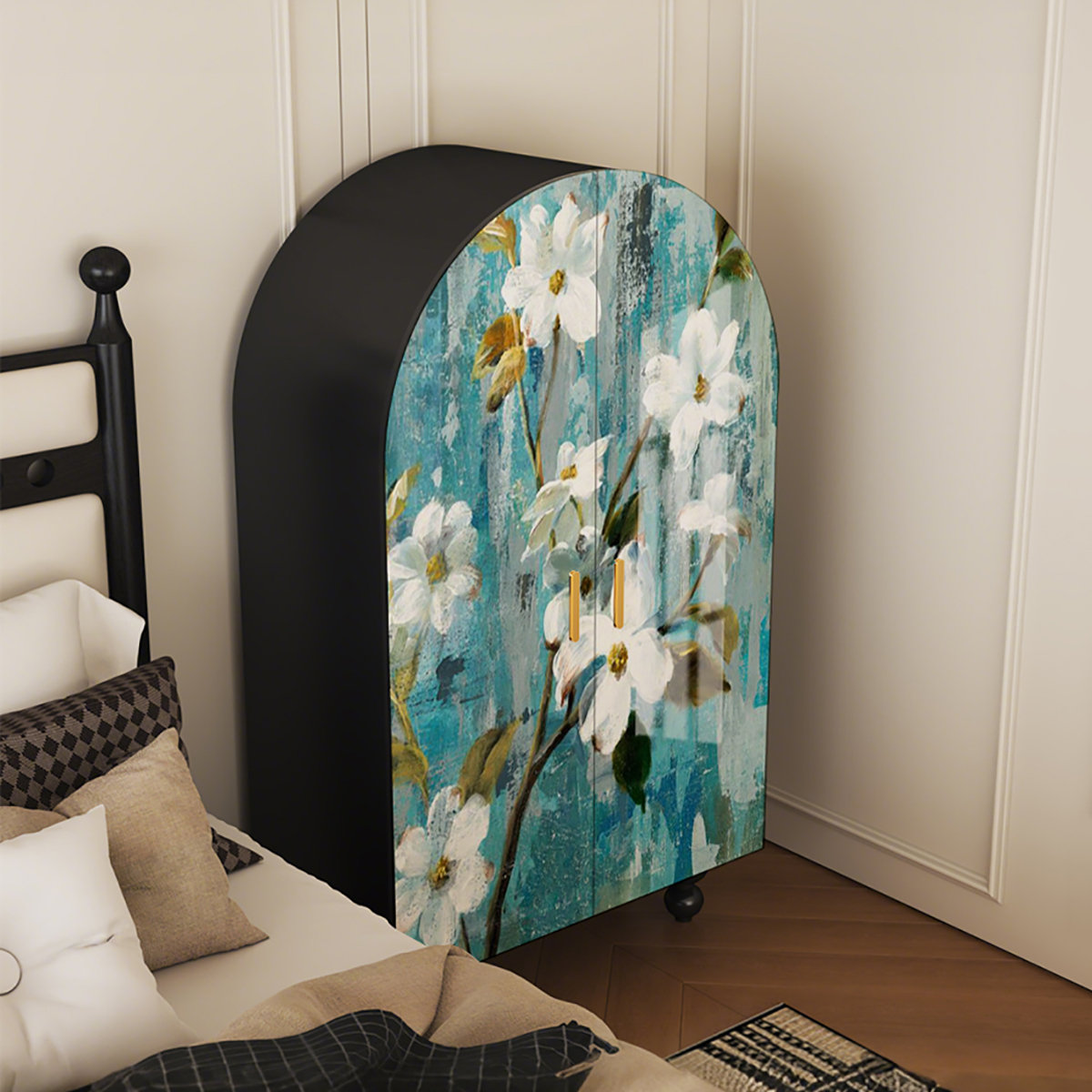 Latitude Run® Vintage household French multifunction wardrobe | Wayfair