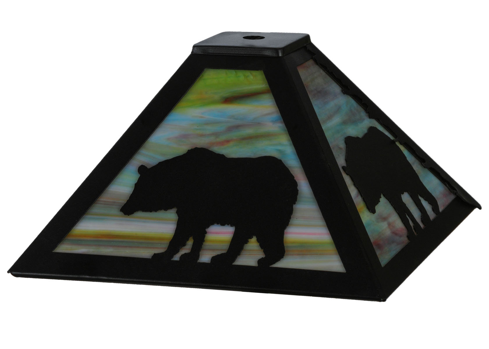 Meyda Lighting Meyda Tiffany 21572 Lone Bear Shade, 12 sq. in ...
