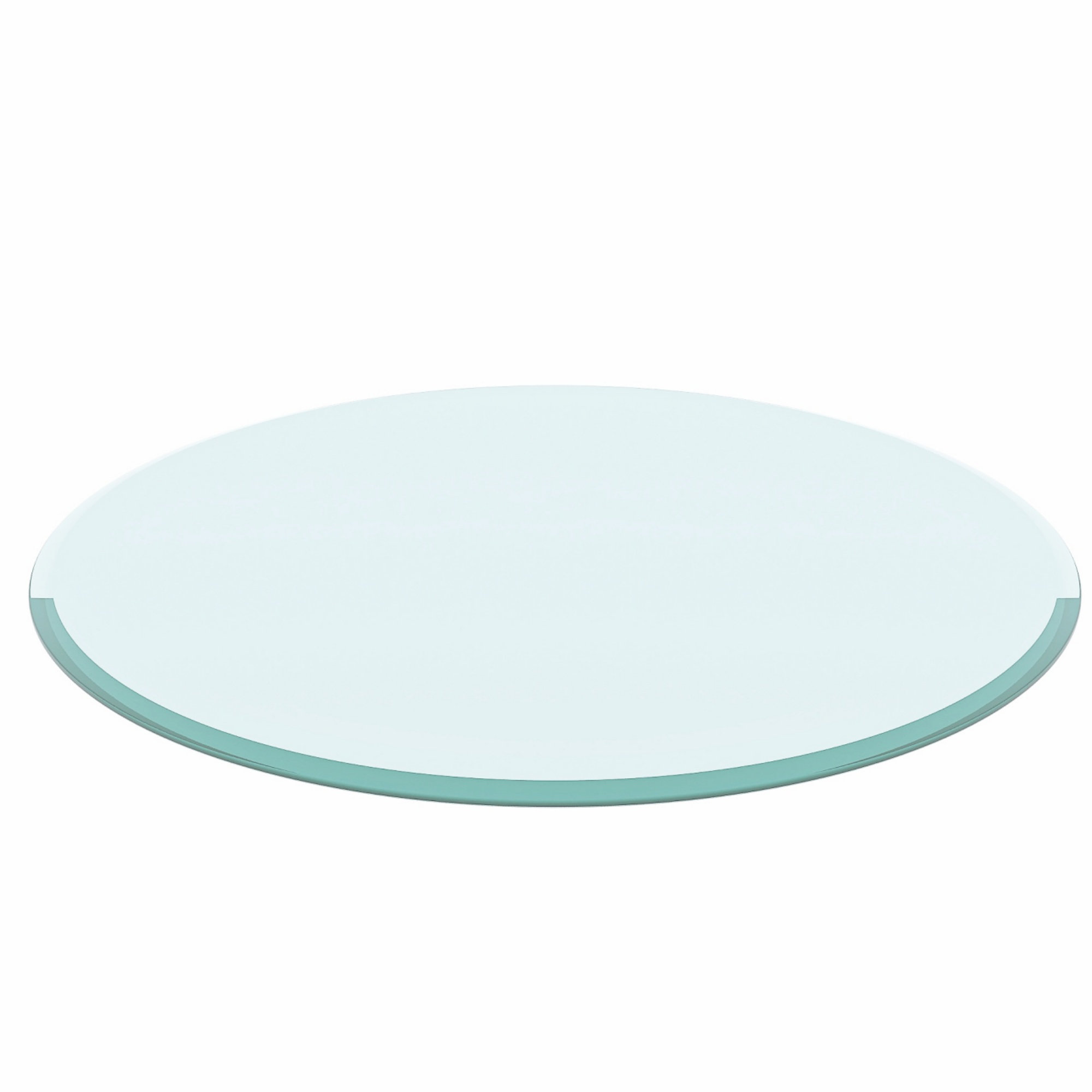 MERYT Round Tempered Glass Table Top (table Top Only) | Wayfair