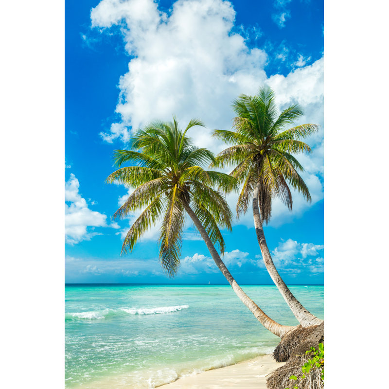 Beachcrest Home™ Tropical Beach by Anna_Shepulova - Wrapped Canvas ...