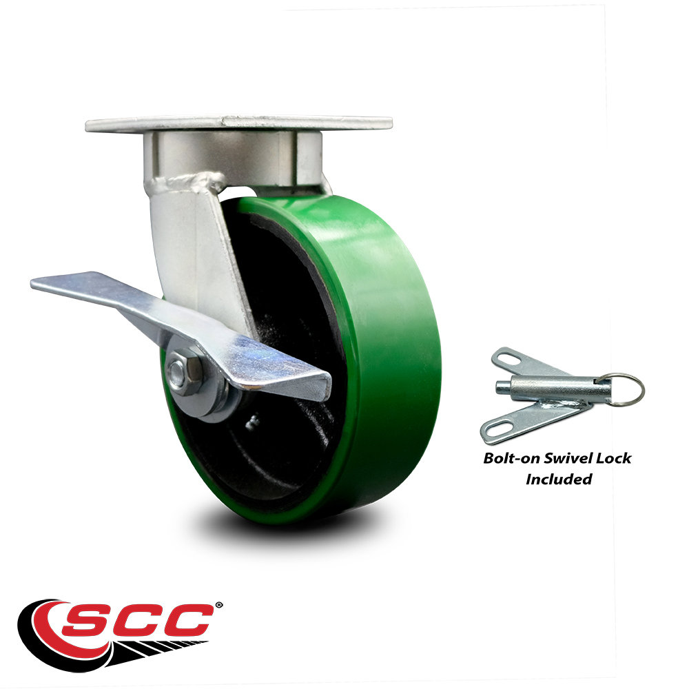 Service Caster Kingpinless Poly on Caster | Wayfair