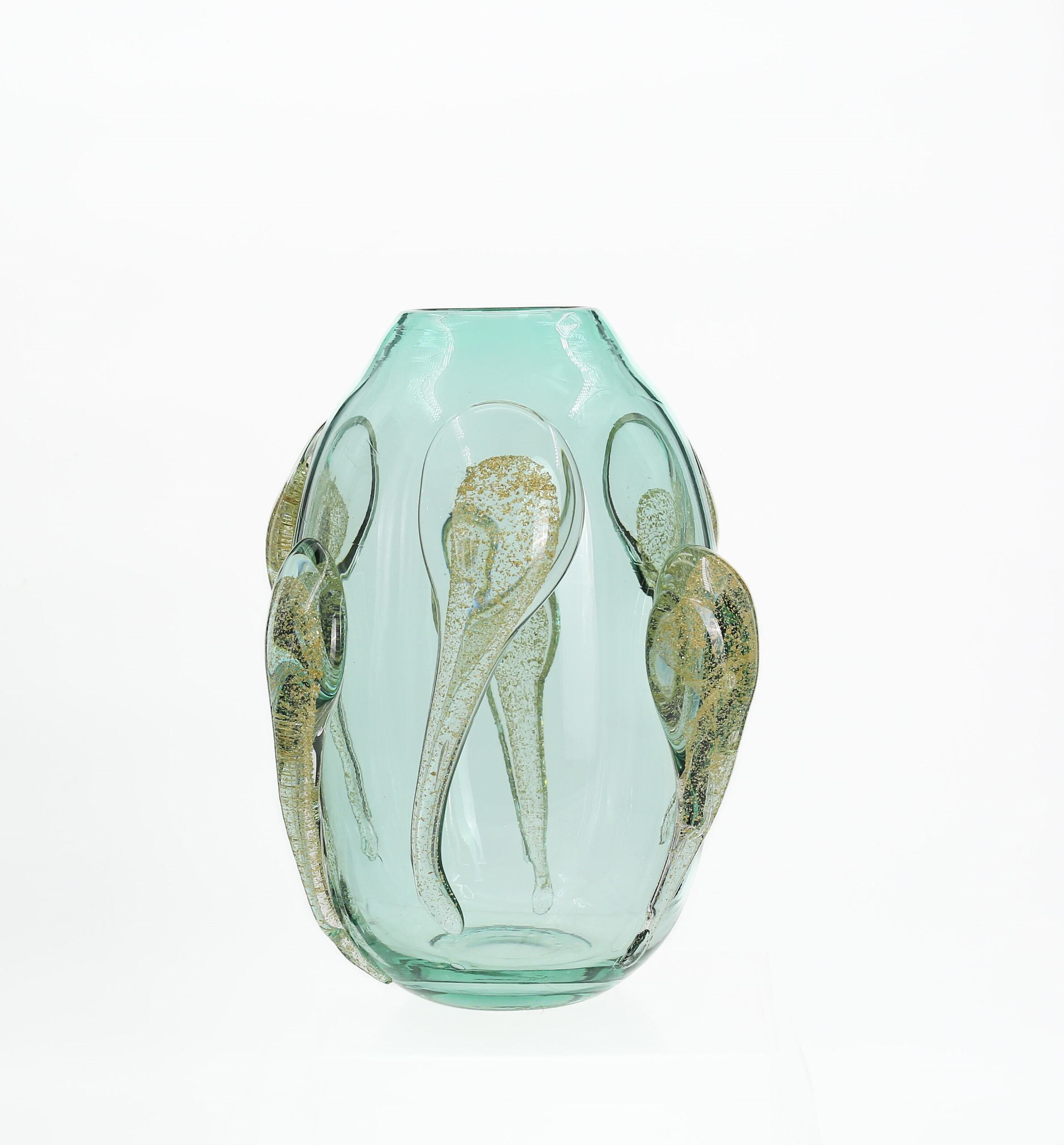 Diamond Star Glass D6.3"H9.8" - GLASS VASE | Wayfair