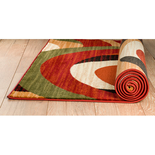 Orren Ellis Gaeta Abstract Multi-colored Area Rug & Reviews | Wayfair