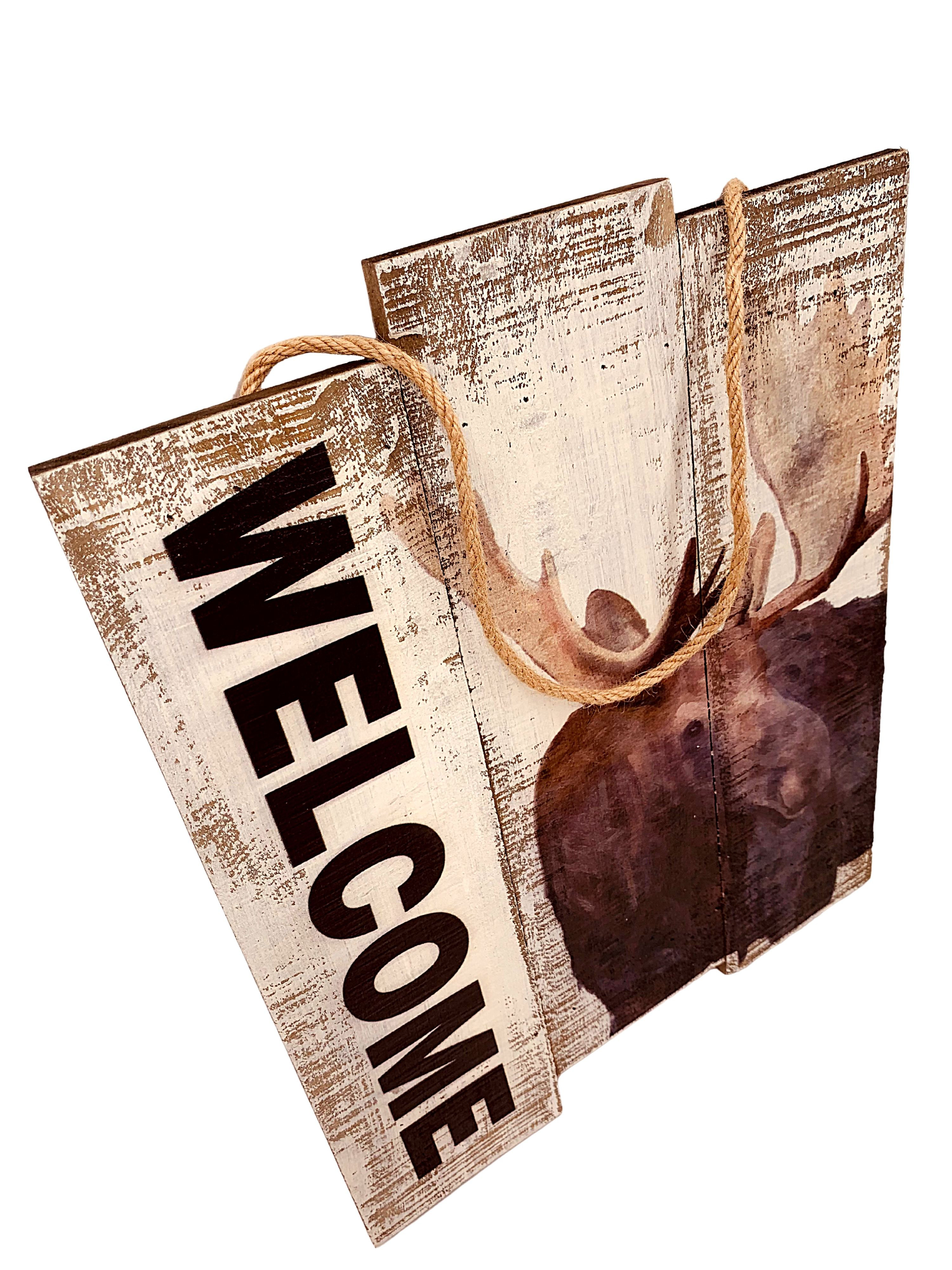 Loon Peak® Welcome Sign & Plaques 2 Piece Set | Wayfair