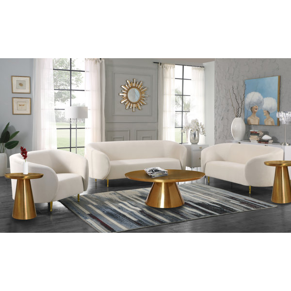 Everly Quinn Starla Pedestal Coffee Table & Reviews | Wayfair