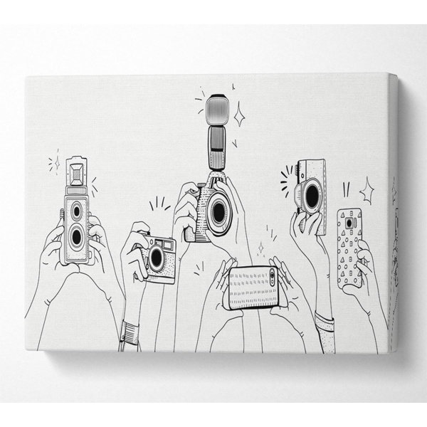 Marlow Home Co. Snap Snap - Wrapped Canvas Print | Wayfair.co.uk