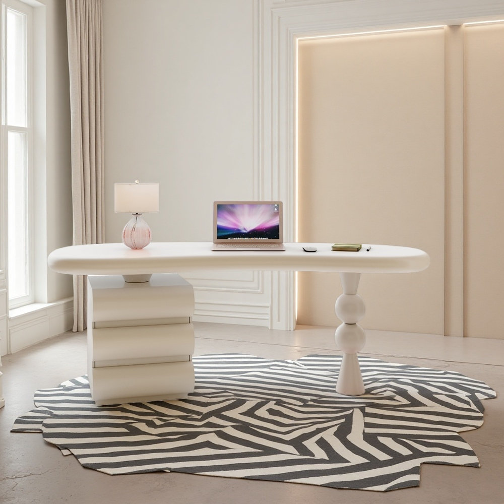 Orren Ellis Cream style creative home desk - Wayfair Canada