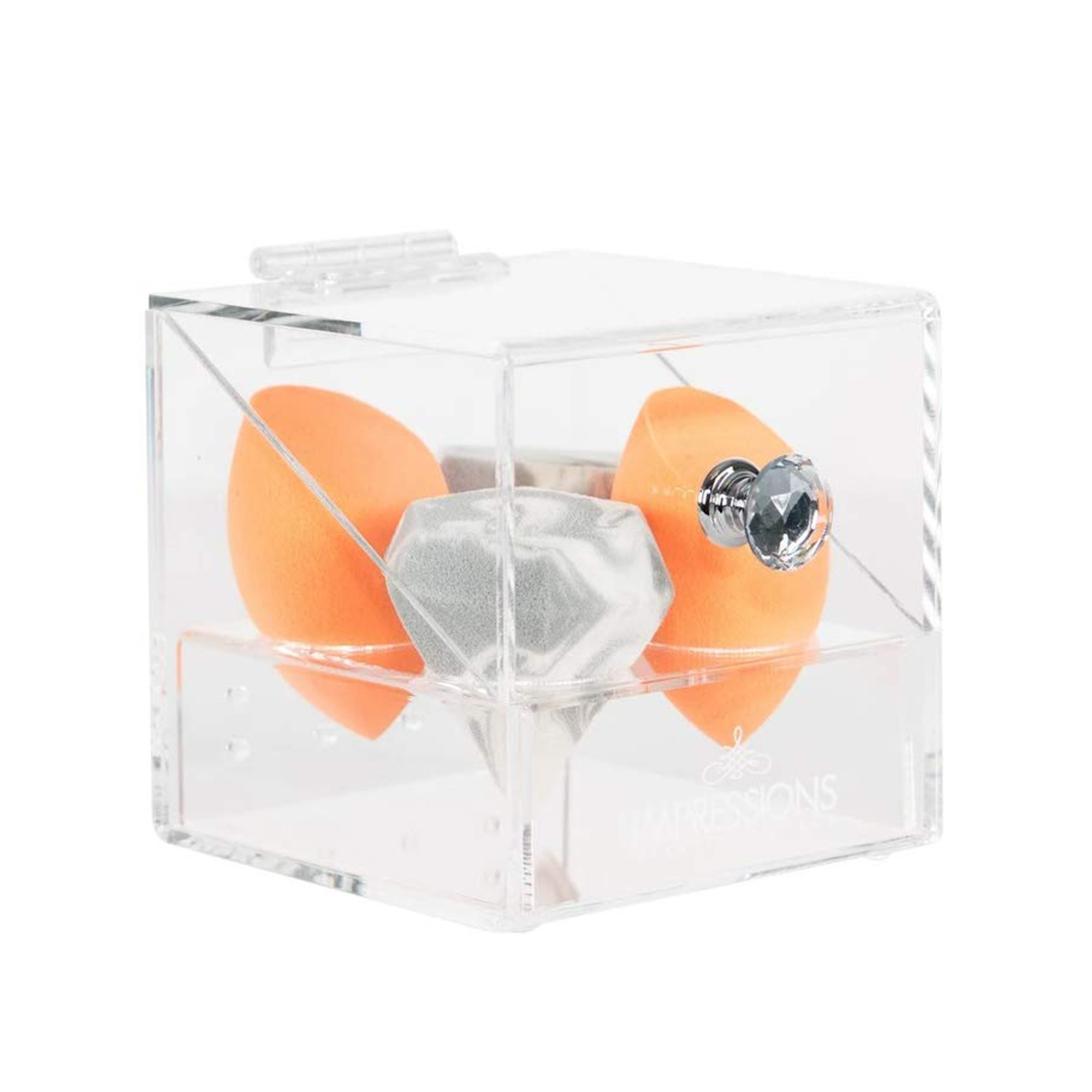 IMPRESSIONS VANITY · COMPANY Diamond Collection 4 Slot Acrylic Makeup ...