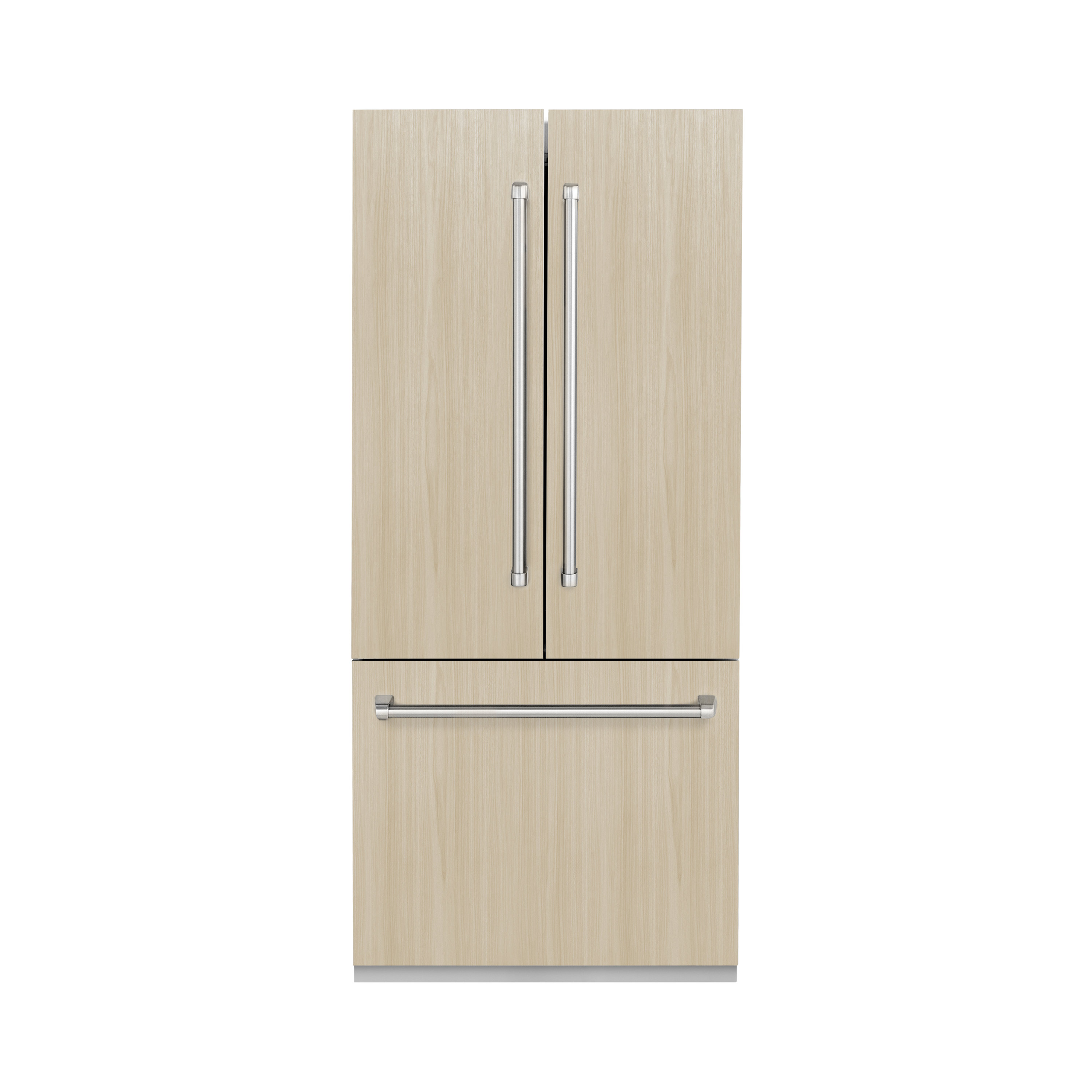 ZLINE Autograph Edition 36 in. 19.6 cu. ft. Panel Ready French Door ...