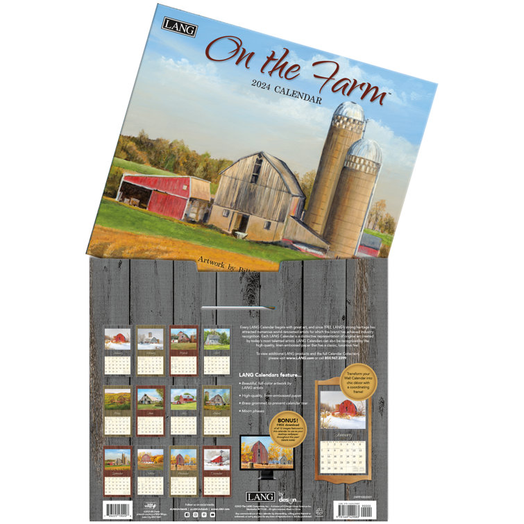 Lang On the Farm 2024 Wall Calendar - Wayfair Canada