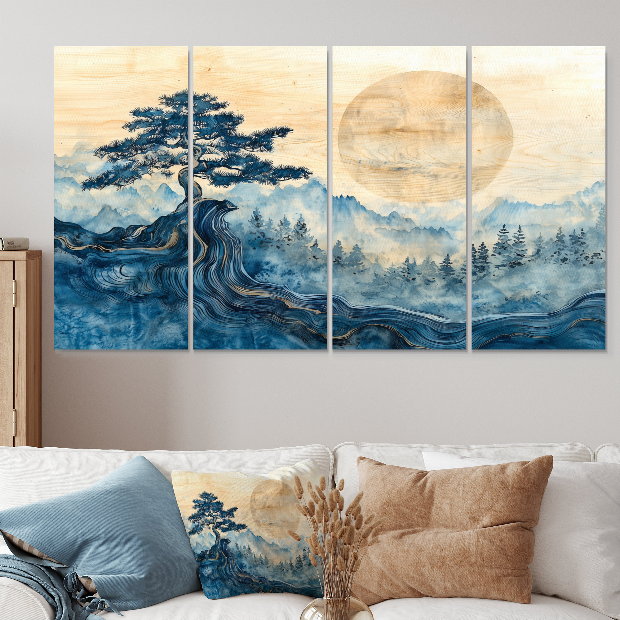 Millwood Pines Japan Art Samurai Landscape Serenity II - Japan Wall Art - Traditional Wall Art ...